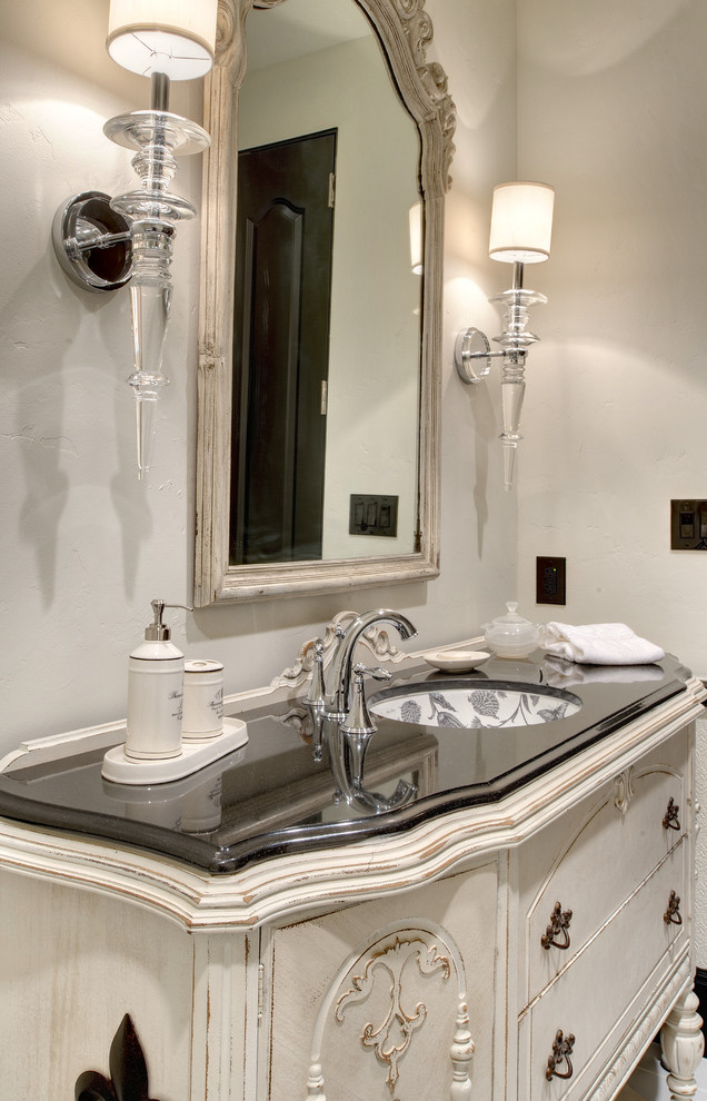 Black & White - Traditional - Bathroom - Austin - by DSI-designs | Houzz