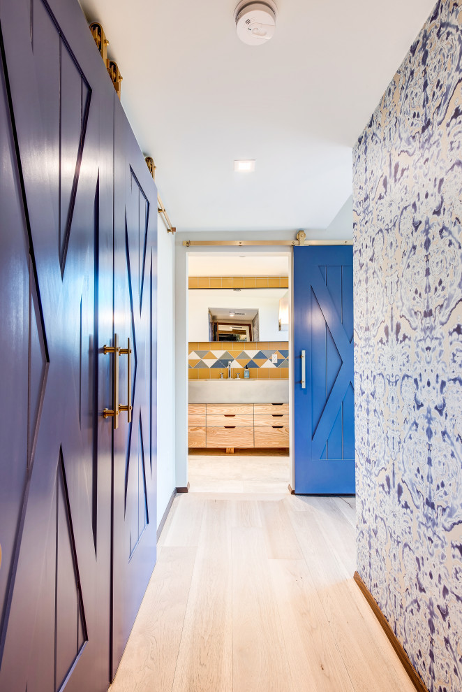 Blended Accent Tile Shower and Backsplash - Eclectic - Bathroom ...