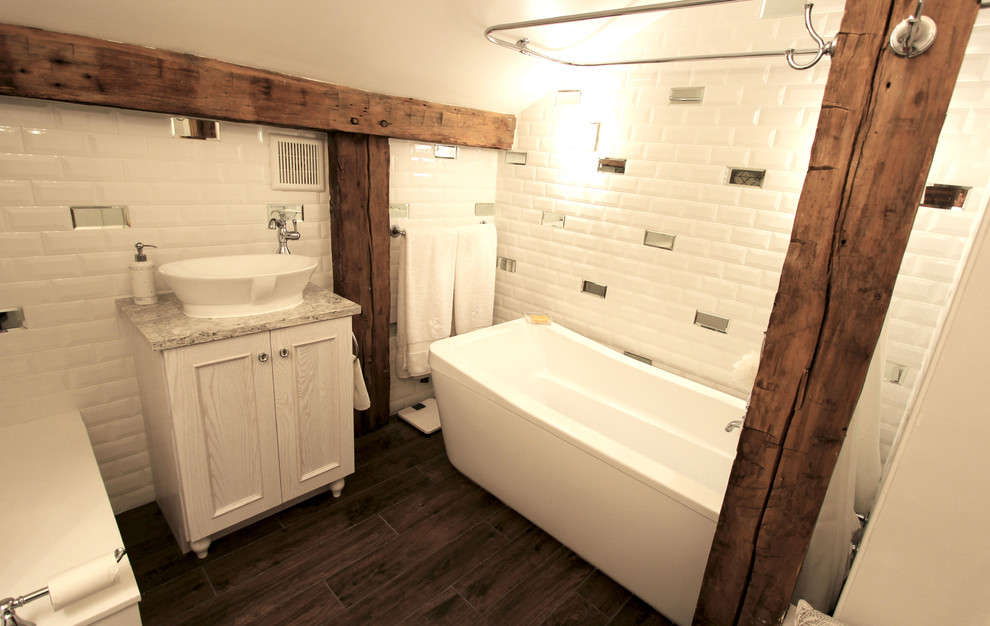 Blingy White Bathroom ~ Medina, OH - Traditional - Bathroom - Cleveland ...