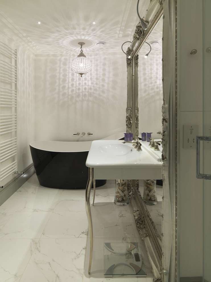 Boudoir modern bathroom - Contemporary - Bathroom - Gloucestershire ...