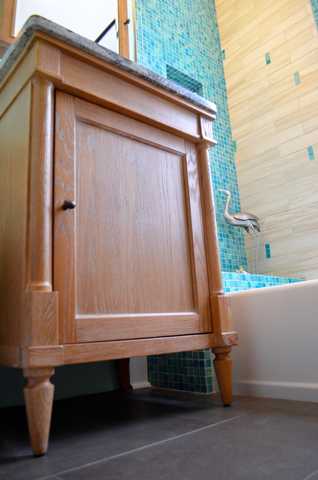 Breezy Beach Bathroom - Beach Style - Bathroom - New York - by Michelle ...