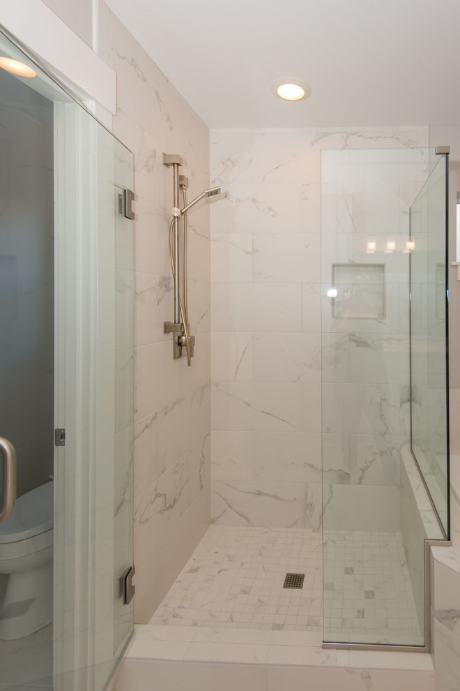 Bright, Clean Lined Master Bathroom Remodel - Bathroom - Seattle - by ...