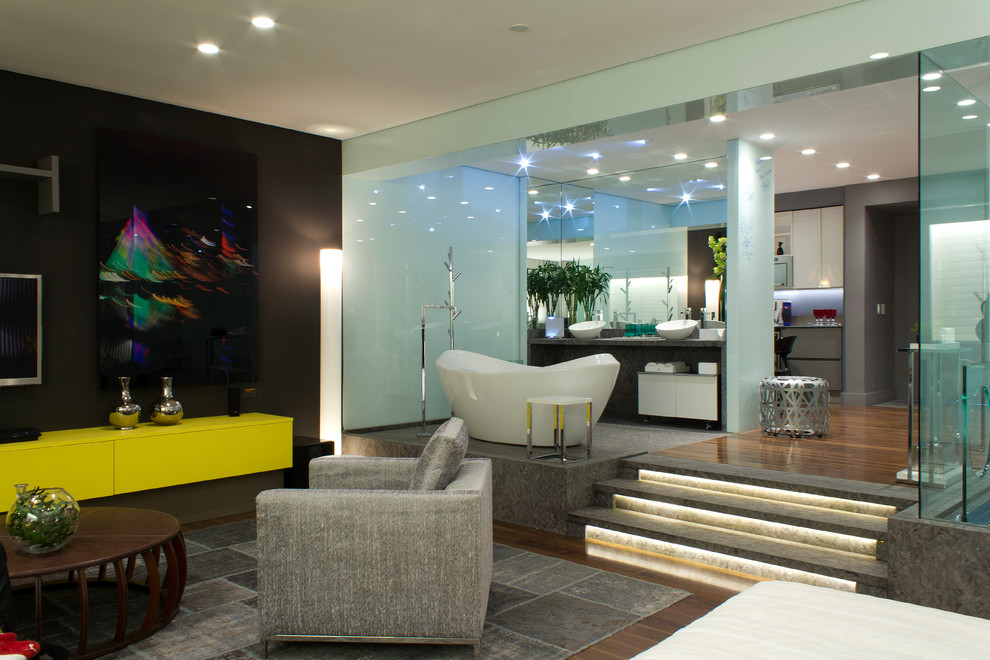 Bruno Senna 's loft - Modern - Bathroom - by Allan Malouf Studio | Houzz