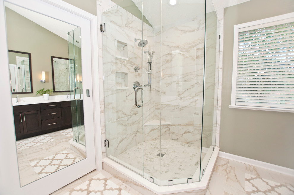 Calacatta Dreams - Transitional - Bathroom - Nashville - by Hermitage ...