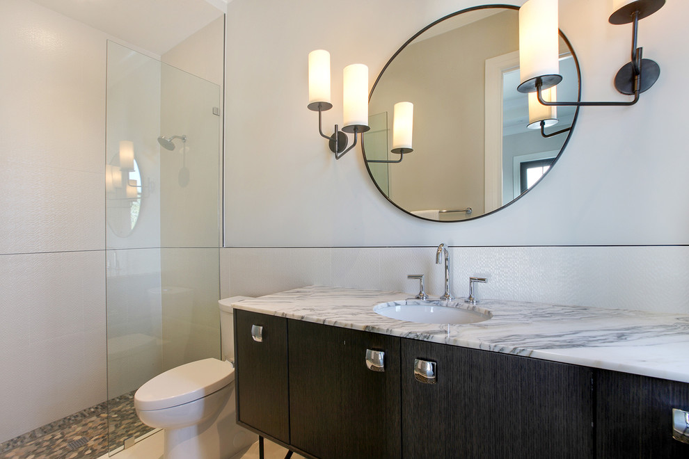 Calacatta Tucci Marble Bathroom - Contemporary - Bathroom - Miami - by ...
