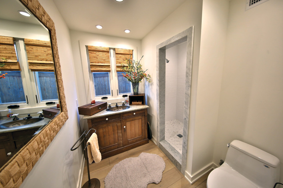 Cape Cod at the Wedge • Balboa Peninsula - Traditional - Bathroom ...
