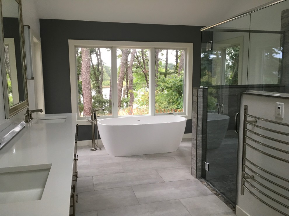 Cape Cod Bath - Modern - Bathroom - Boston - by Cara Girard- Desired ...