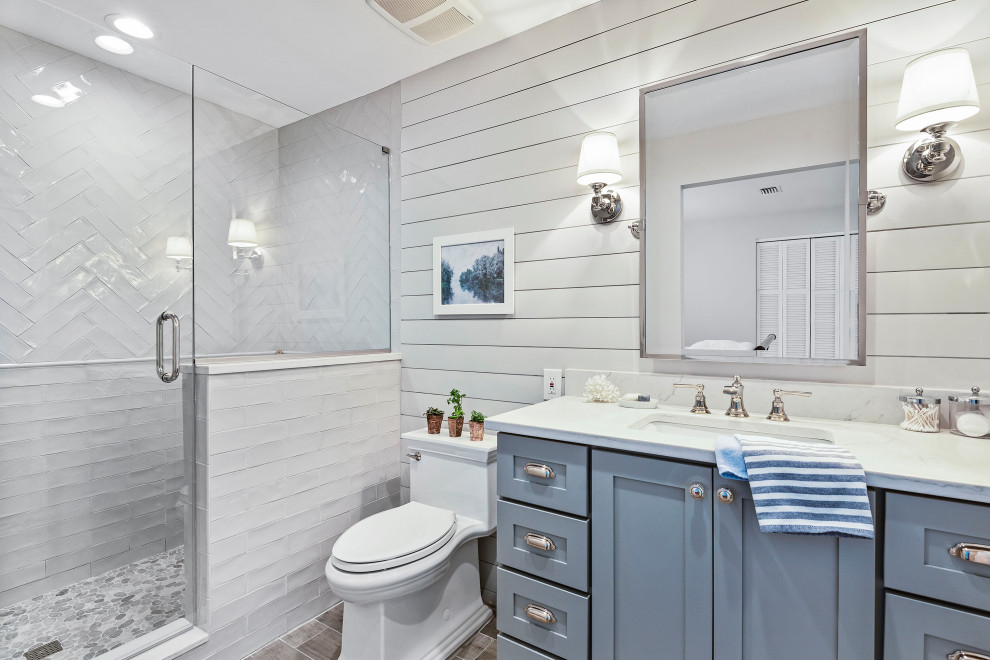 Cape Cod Baths - Beach Style - Bathroom - Tampa - by Bee Studios Design ...