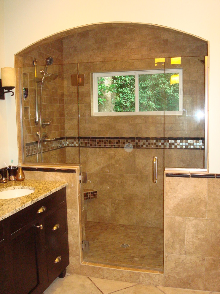 cary bath remodel - oversized shower - Traditional - Bathroom - Raleigh ...