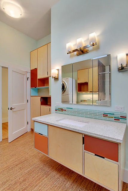 Cindy and Mike's house - Midcentury - Bathroom - Seattle - by Kerf ...