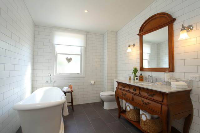Circa 1890s Renovation & Restoration - Traditional - Bathroom ...