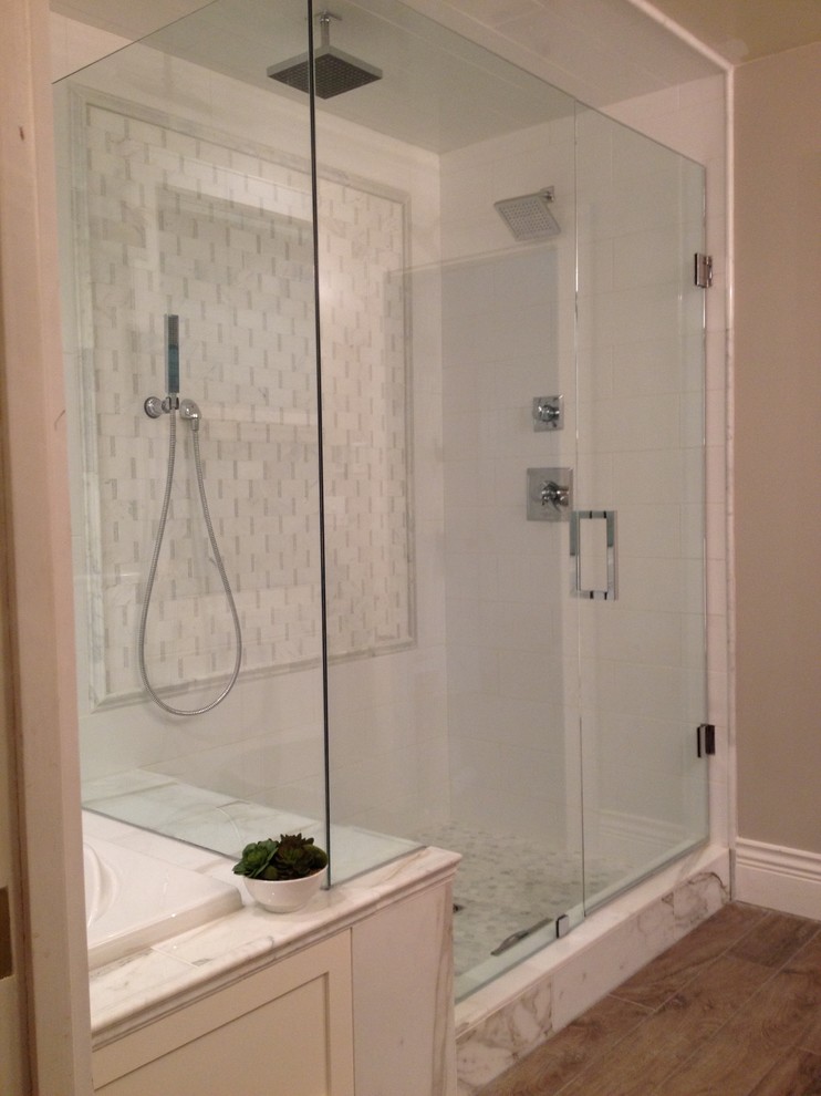classic ensuite bathroom renovation - Transitional - Bathroom ...