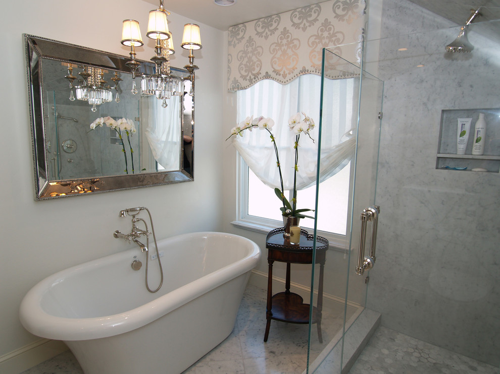 Classic Marble Bathroom - Traditional - Bathroom - Sacramento - by ...