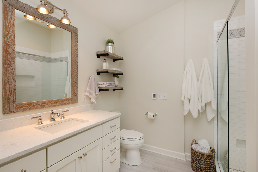 Classic White Bathroom Remodel - Traditional - Bathroom - Grand Rapids - by Thompson Remodeling ...