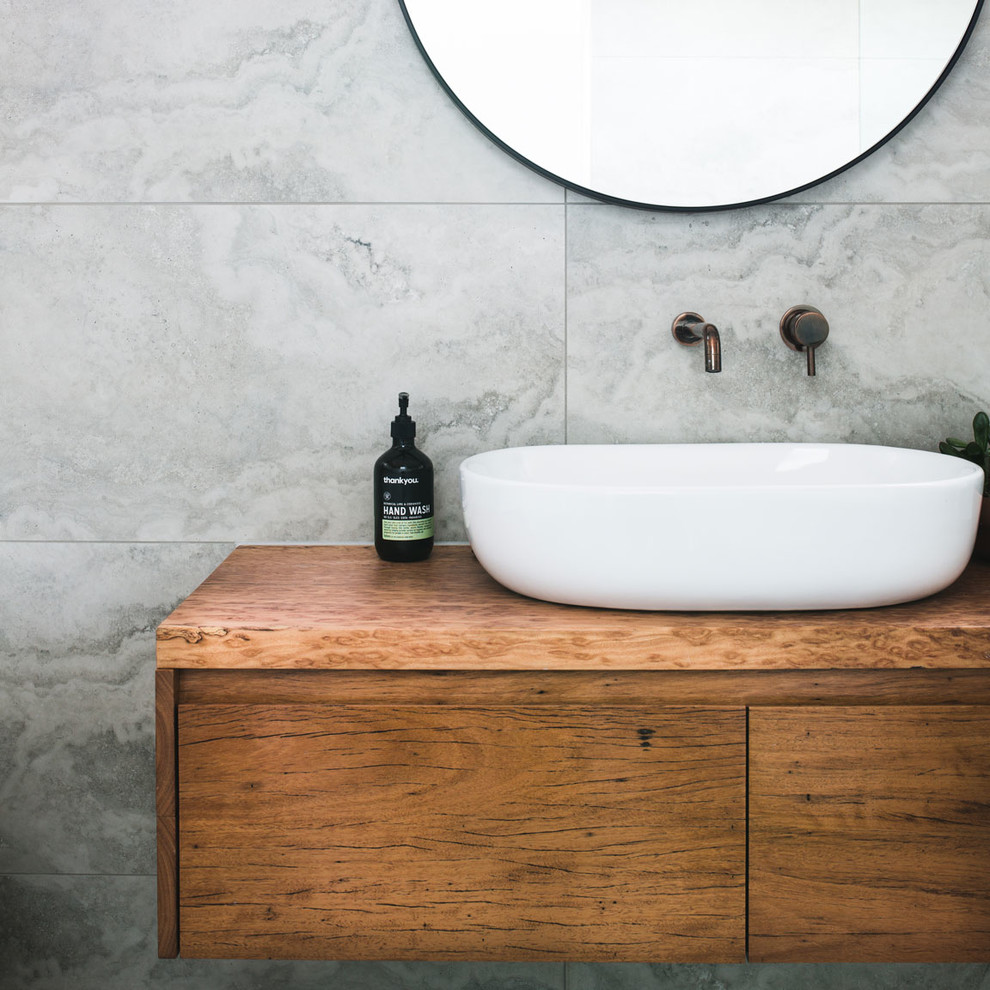 CLT and Recycled timber house - Bathroom - Sydney - by Thodey Design ...