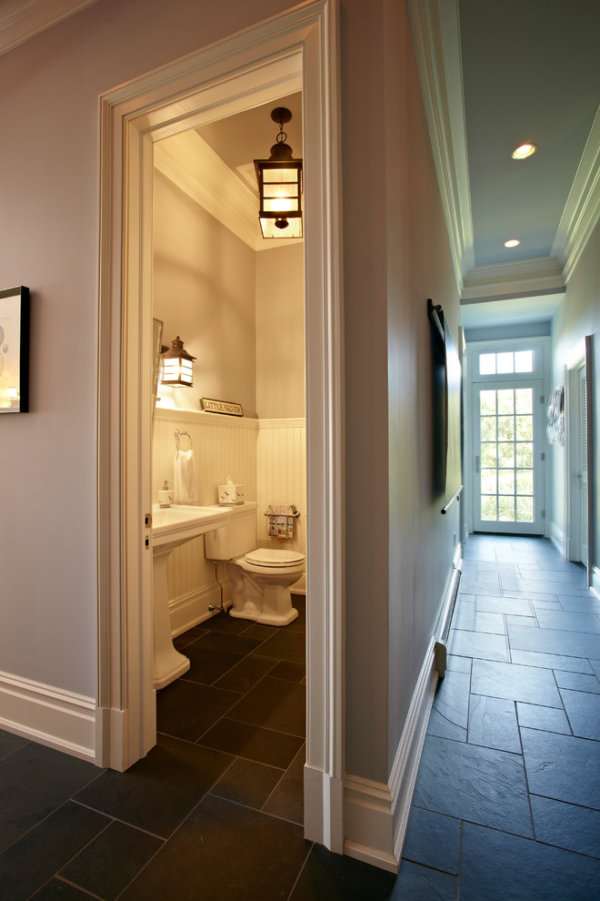 Coastal Living: Half Bath - Transitional - Bathroom - New York - by Sue ...