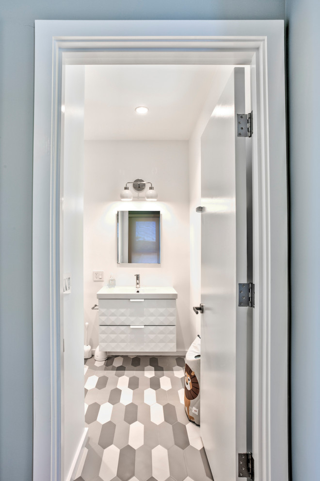 Coastal Modern . Net Zero Ready - Modern - Bathroom - New York - by ...