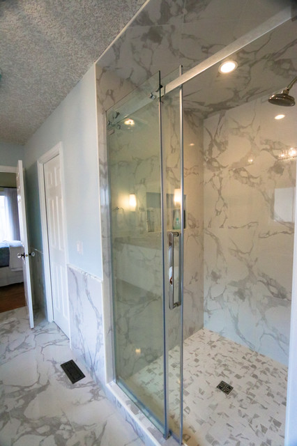 Cole Residence - tile, granite, shower, layout, custom cabinet ...