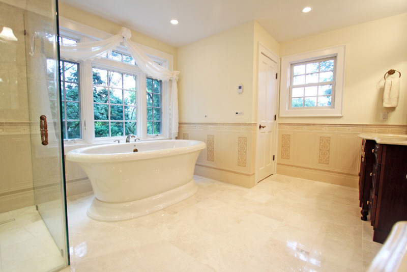 Colonial Renovation + Master Suite Addition - Traditional - Bathroom ...