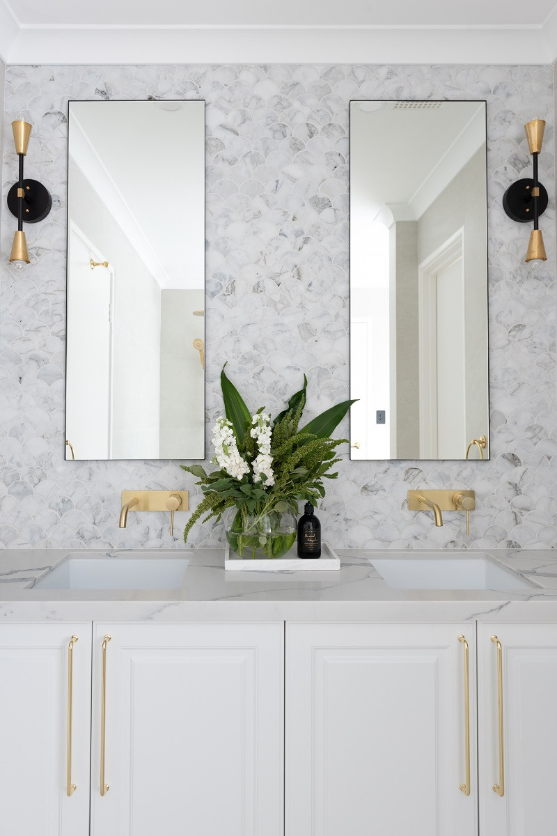British Colonial Style Bathroom Vanity