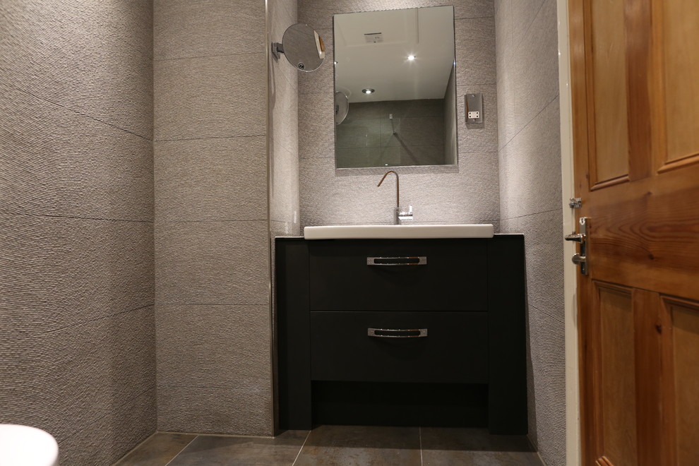 Combine separate bathrooms into two large shower rooms in a luxurious ...