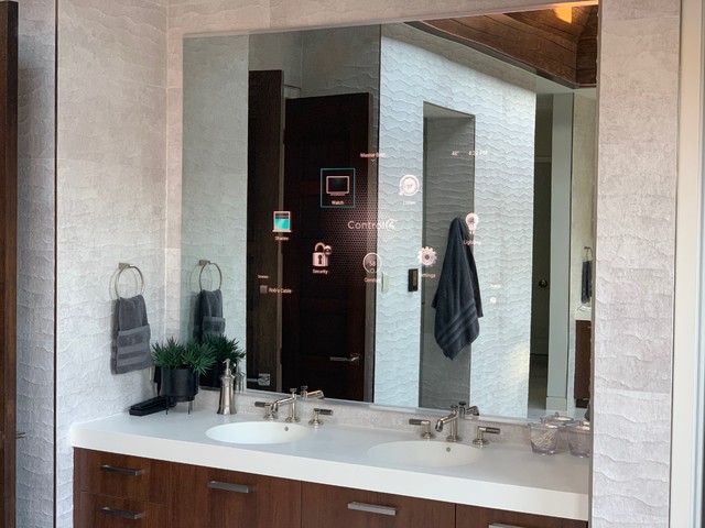 Complete Modern Home Automation - Contemporary - Bathroom - Houston ...