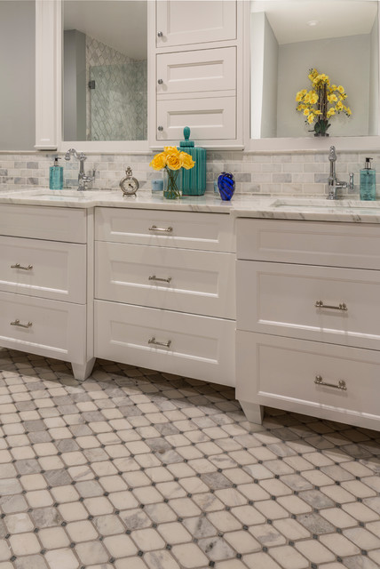 Complete Redesign - Transitional - Bathroom - New York - by Jennifer ...