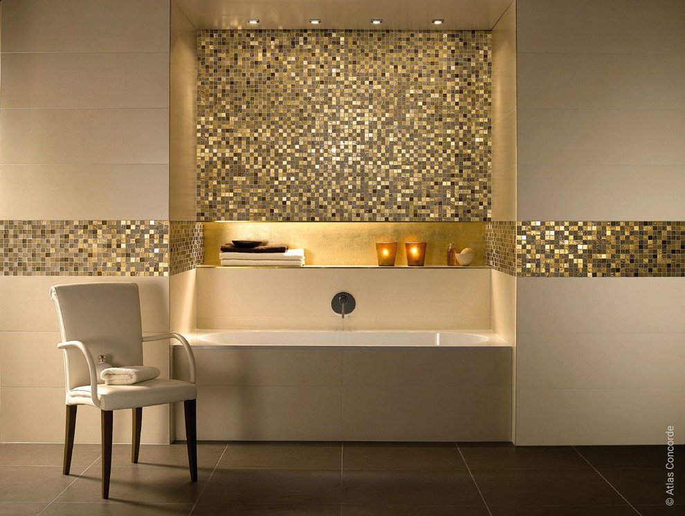 Complete Tile Edges with Schluter®-Profiles - Contemporary - Bathroom ...