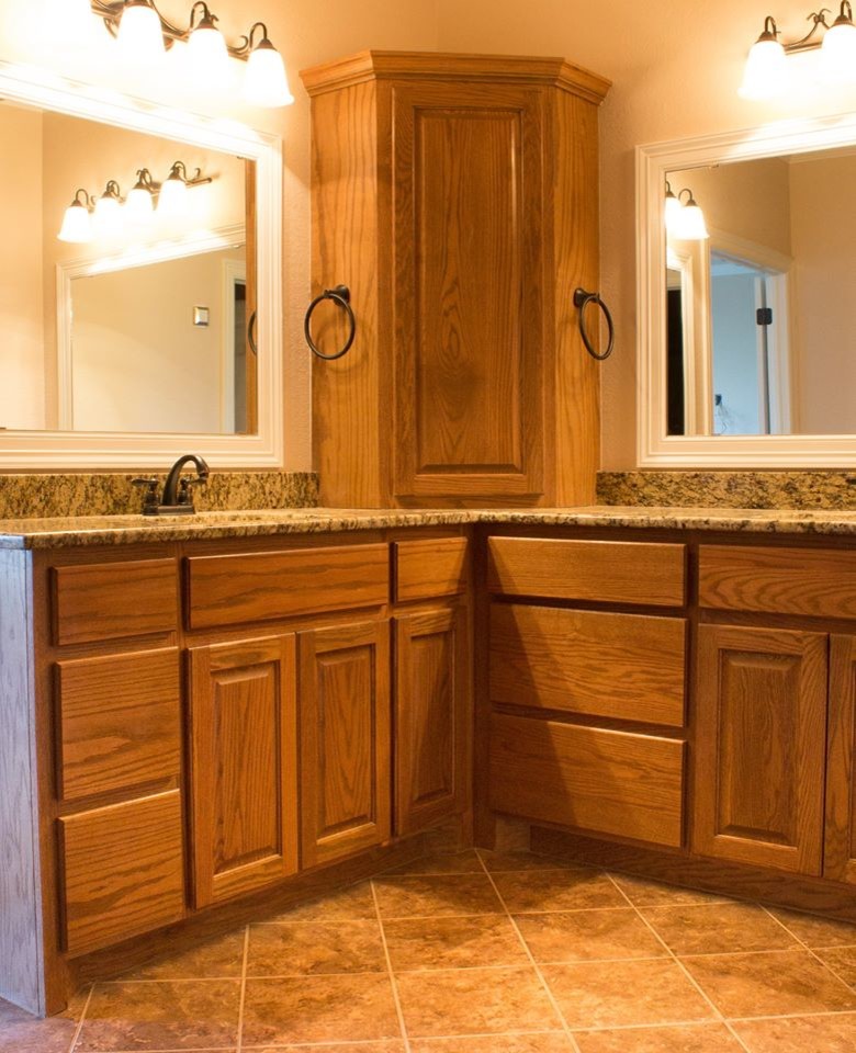Completed Custom Cabinets - Bathroom - Oklahoma City - by Paradise ...