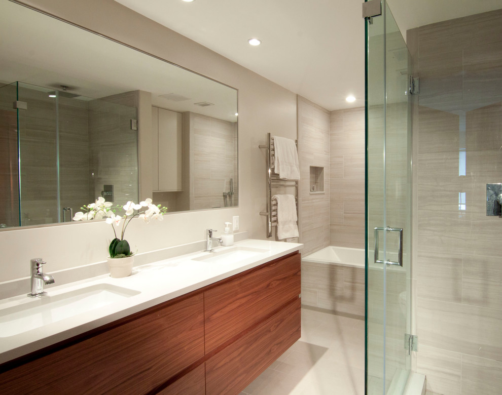 Condo Bath - Modern - Bathroom - New York - by CAVdesign | Houzz