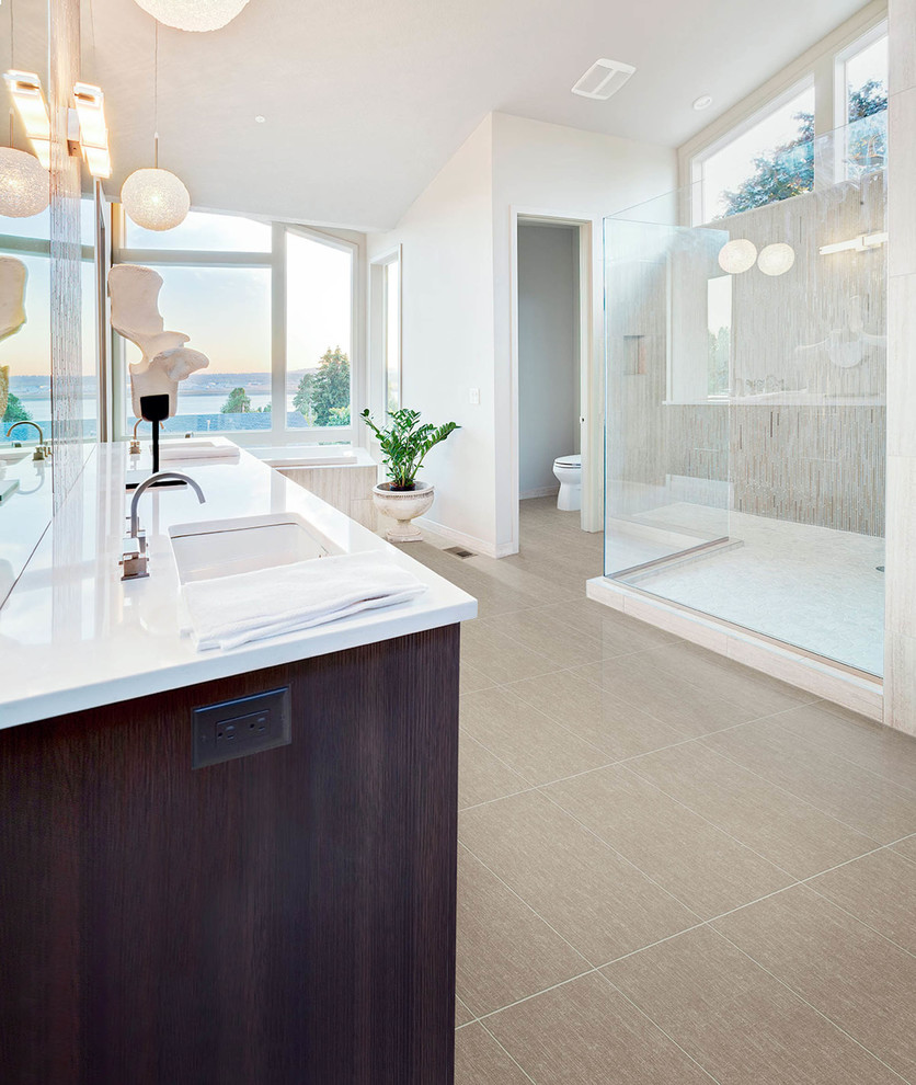 Congoleum DuraCeramic - Luxury Vinyl Flooring - Bathroom - Grand Rapids ...