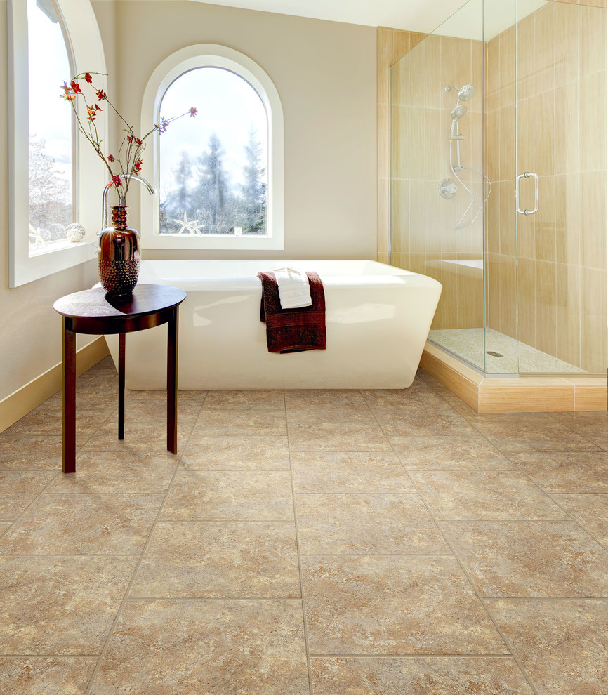Congoleum DuraCeramic - Luxury Vinyl Flooring - Bathroom - Grand Rapids - by All-Star Remodeling ...