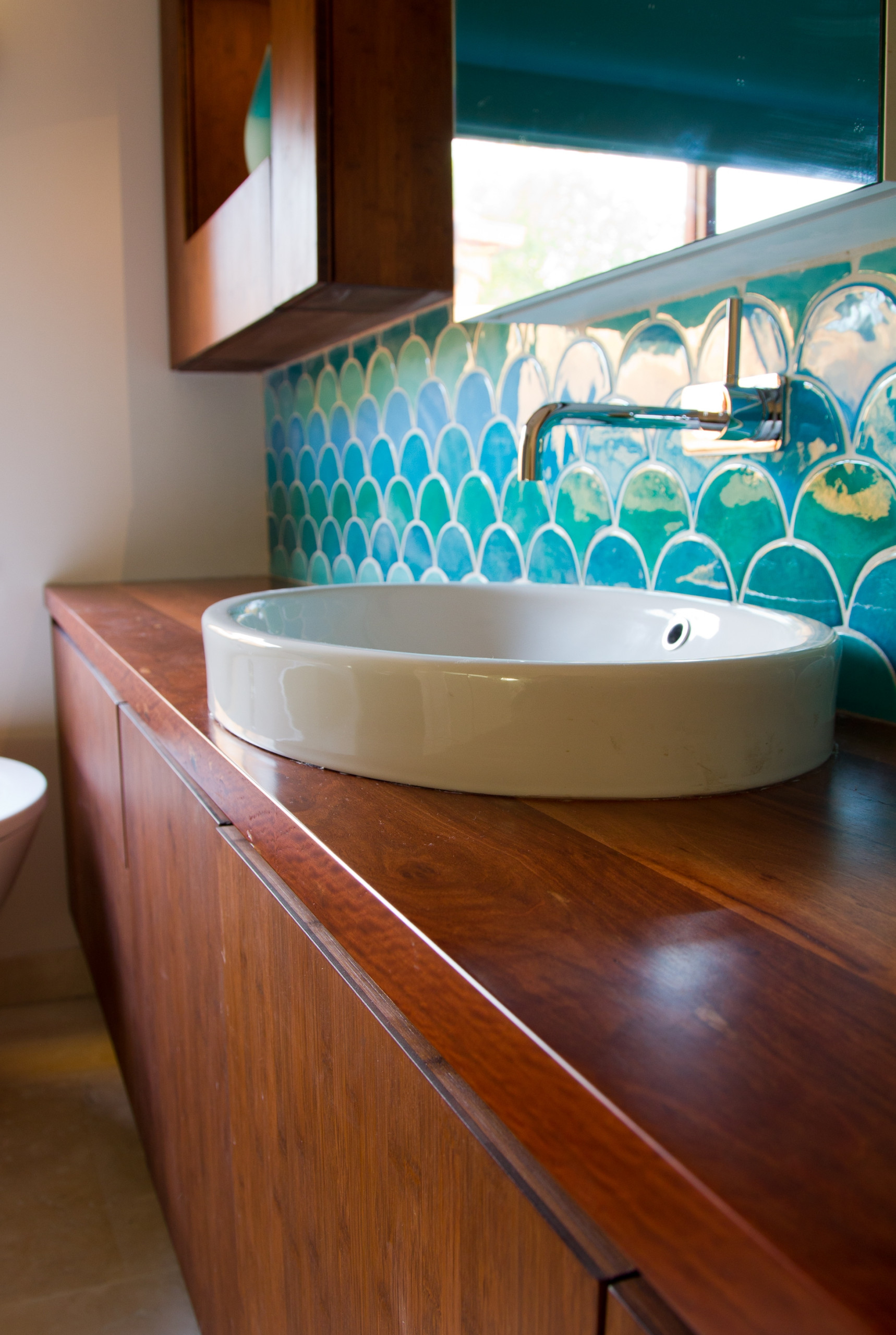 20 Bathroom Splashbacks With Wow Factor | Houzz NZ