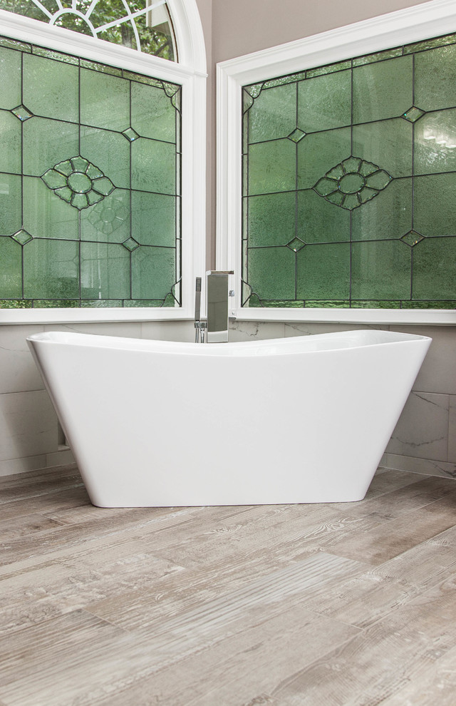 Contemporary Light & Airy Master Bathroom - Contemporary - Bathroom ...