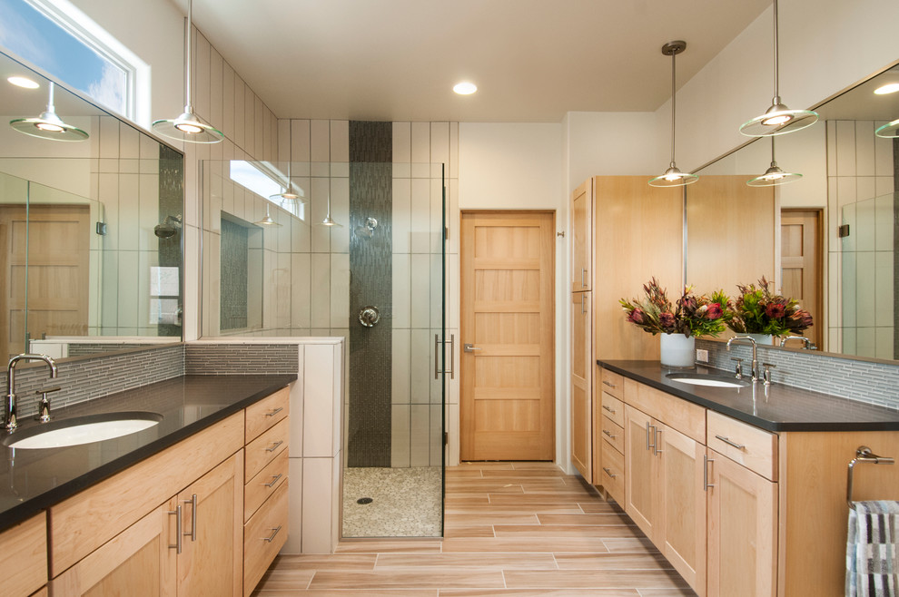 Contemporary Maple - Contemporary - Bathroom - Albuquerque - by Aesop's ...