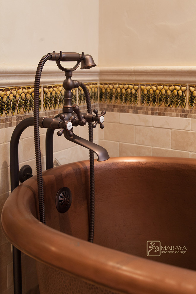 Copper Tub Acorn Bath in Cottage - Farmhouse - Bathroom - Santa Barbara ...