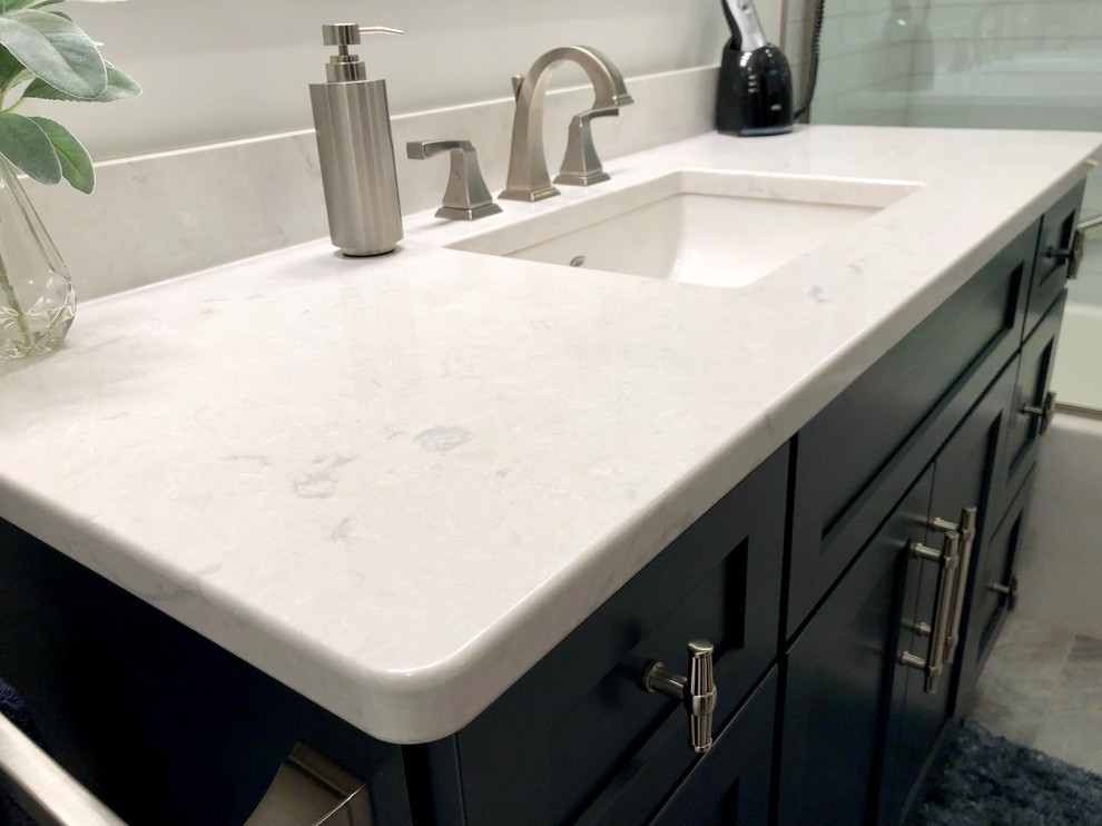 Cordova IL Master Bath Remodel Dura Supreme Hudson Gale Force Cambria ...