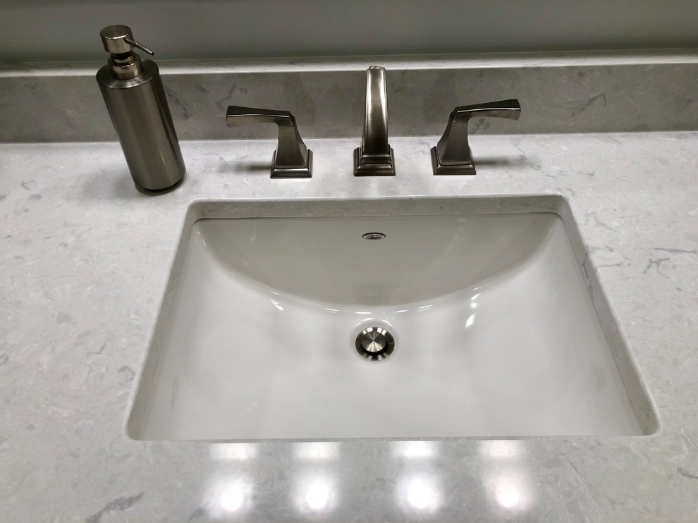 Cordova IL Master Bath Remodel Dura Supreme Hudson Gale Force Cambria ...