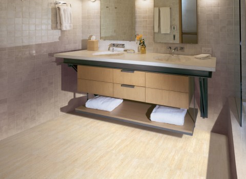 COREtec Plus Tile - Modern - Bathroom - Sacramento - by Vineyard Floors ...