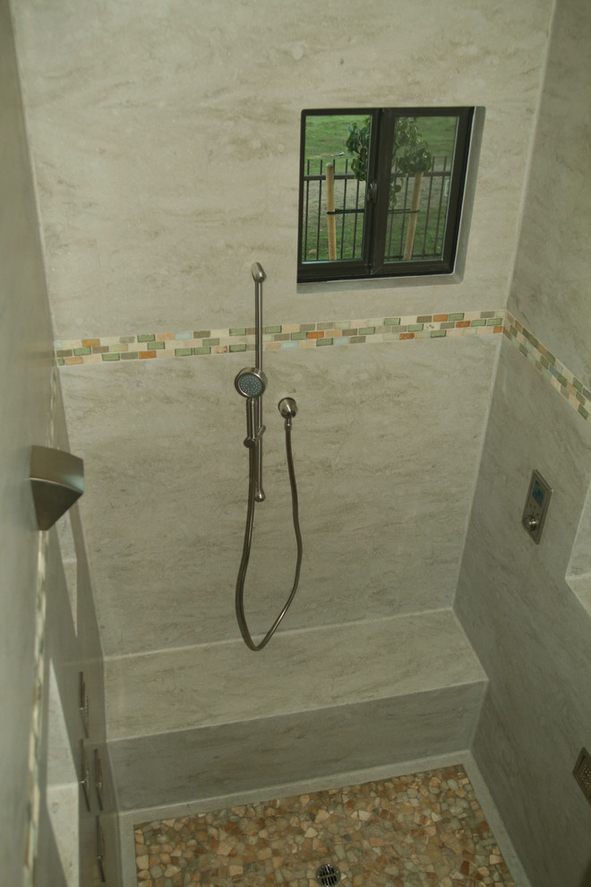 Corian® Sagebrush Shower - Contemporary - Bathroom - San Francisco - by ...