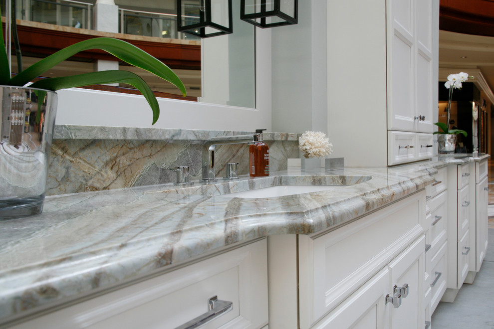 Corteccia quartzite bathroom - Bathroom - Atlanta - by Levantina USA ...