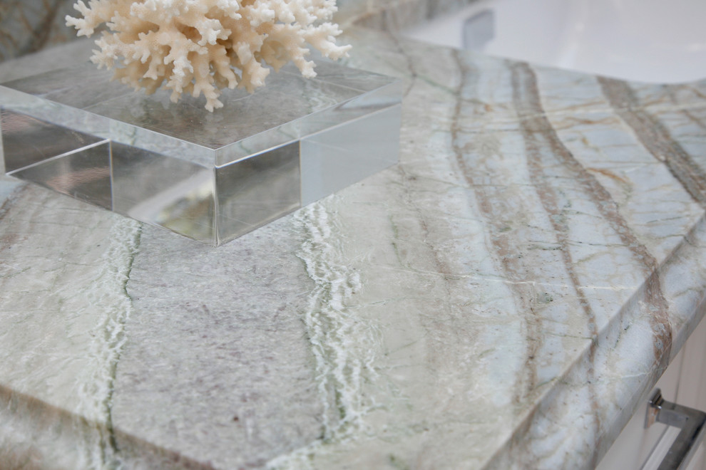 Corteccia quartzite bathroom - Bathroom - Atlanta - by Levantina USA ...