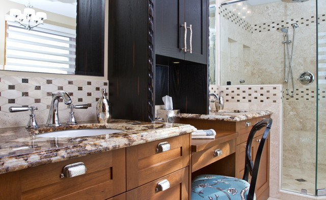 Country Luxe Ensuite - Traditional - Bathroom - Calgary - by ANA ...