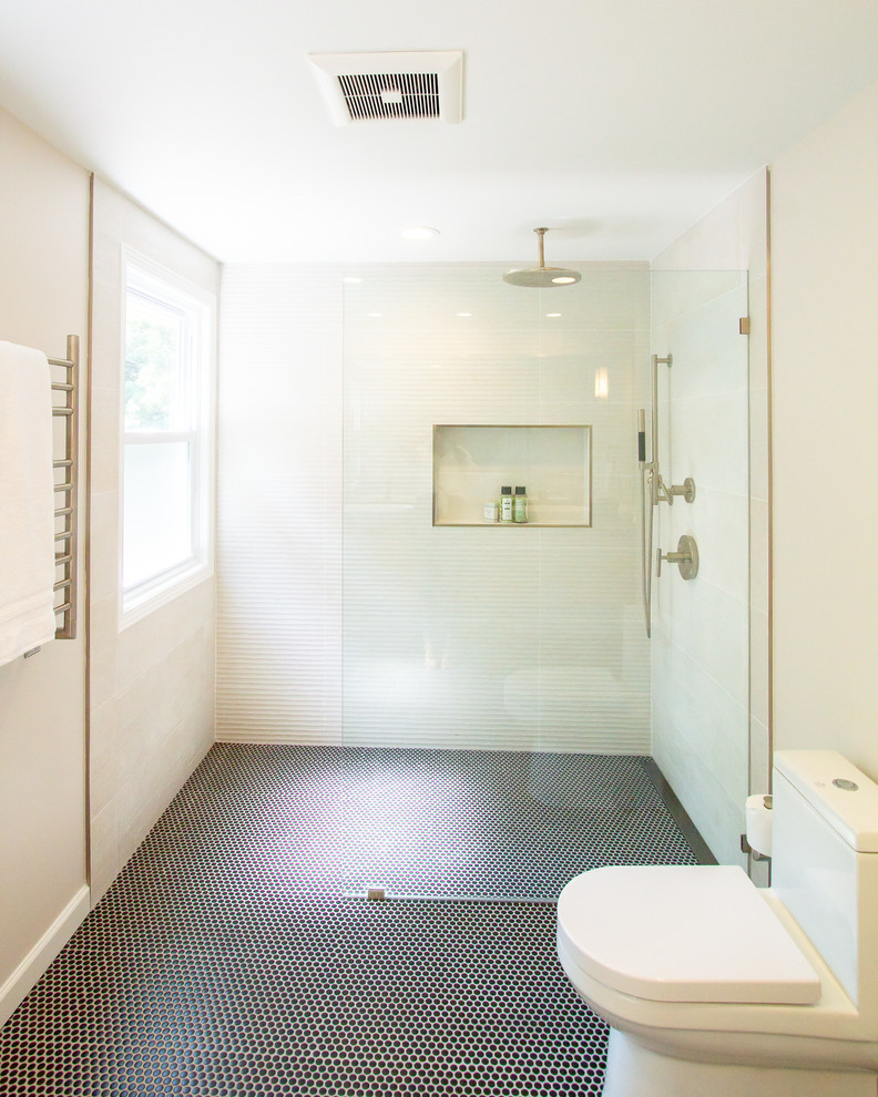 Curbless Shower - Modern - Bathroom - Philadelphia - by dRemodeling | Houzz