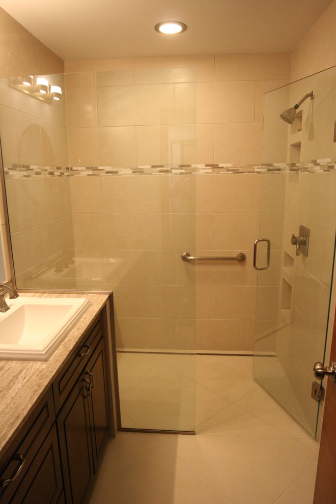 Curbless shower stall/Master Bathroom in Farmington Hills ...