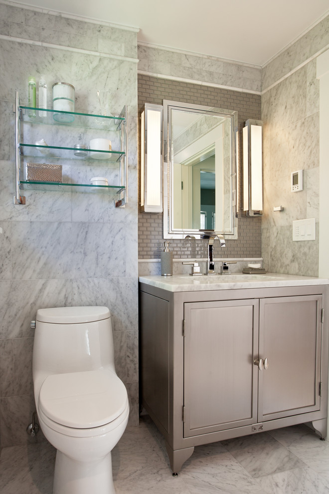 Curbless Shower With Channel Drain - Contemporary - Bathroom - Seattle ...