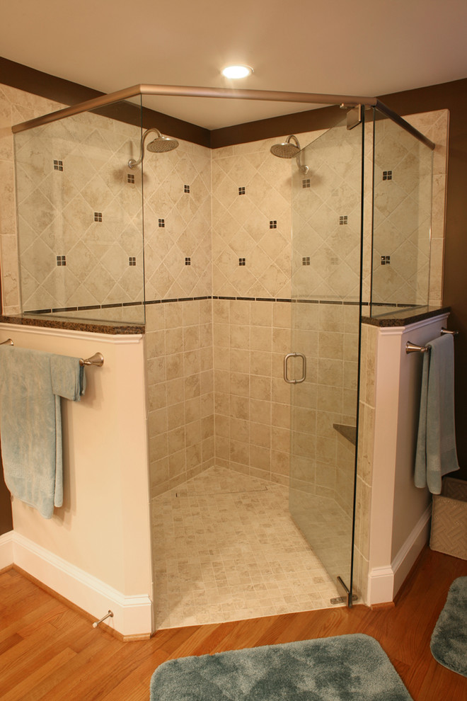Curbless Showers - Transitional - Bathroom - Charlotte - by David Tyson ...