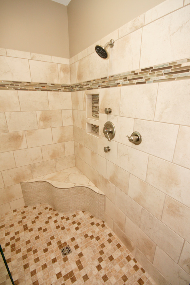 Curved Shower Seat Project - Traditional - Bathroom - Richmond - by Leo ...