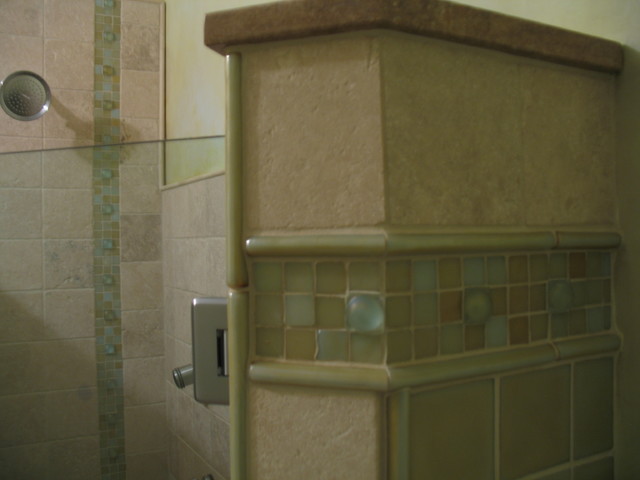 Custom Bath Design and Tiling Installation - Mediterranean - Bathroom ...