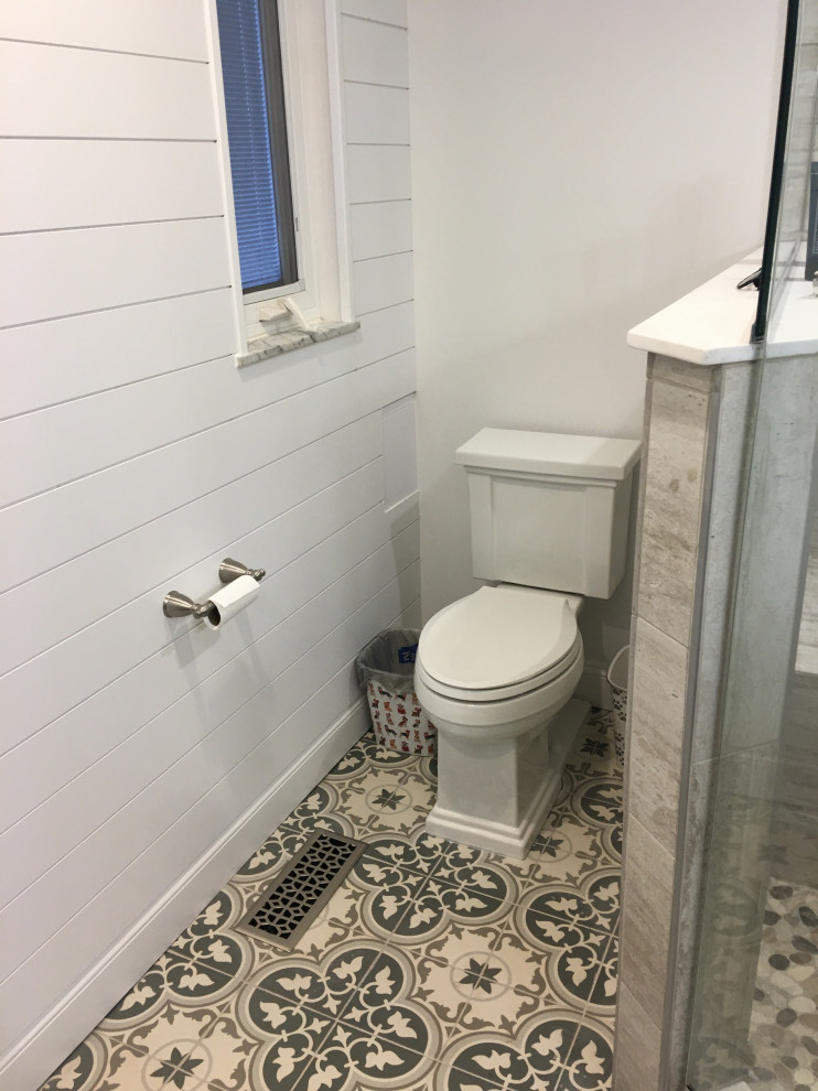 Custom bathroom and back room office/workout/pet room - Salle de Bain ...